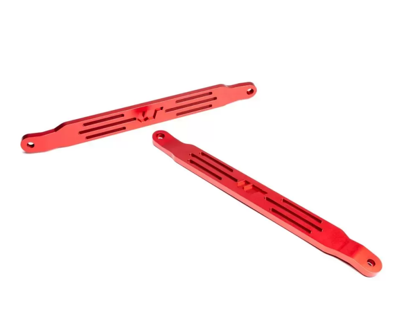 VR Performance Toyota Supra A90 A91 Cross Strut Braces Red Billet Alum ...
